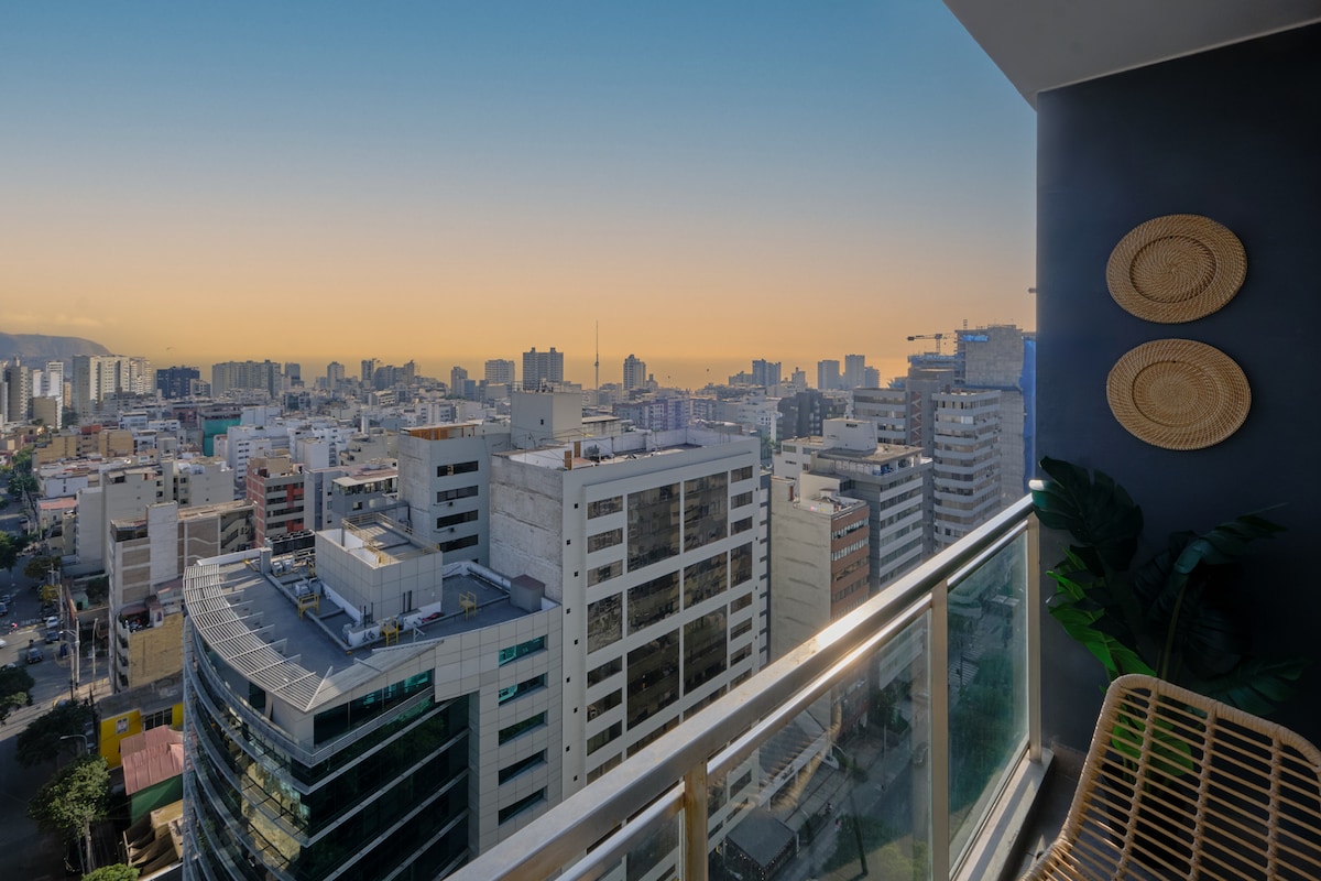 geko| Altum _3BR en Miraflores con vista panorámica - Departamentos en ...