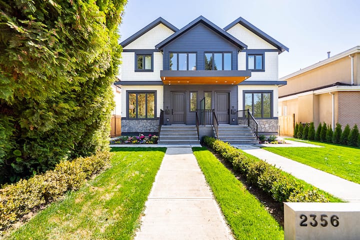 3bed Duplex New. Free Parking. 10 Min To Downtown - Vancouver