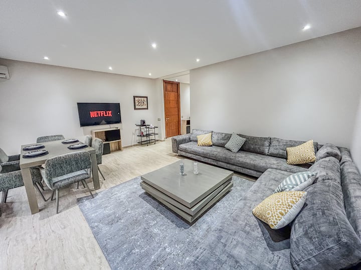 Appartement 3ch Moderne Et Spacieux - Racine - Casablanca