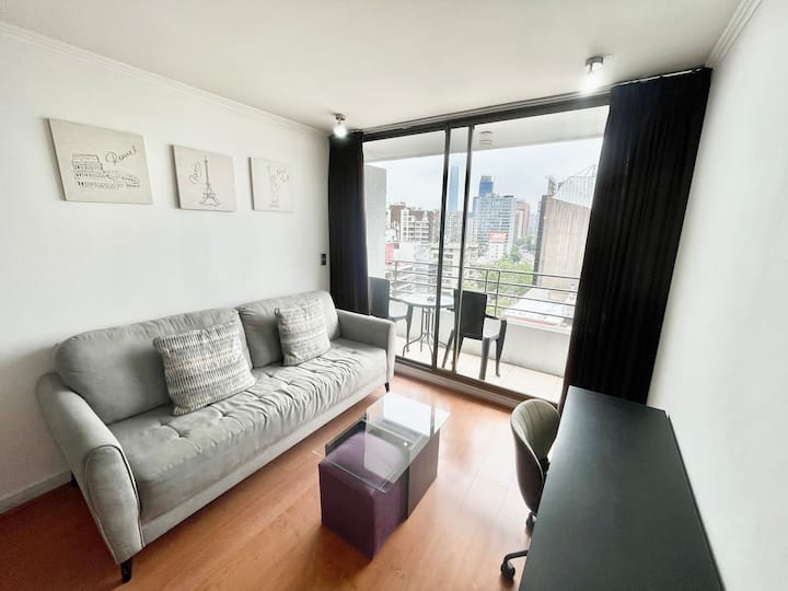 Depto. Con Balcón En Providencia Cerca Del Metro - Providencia
