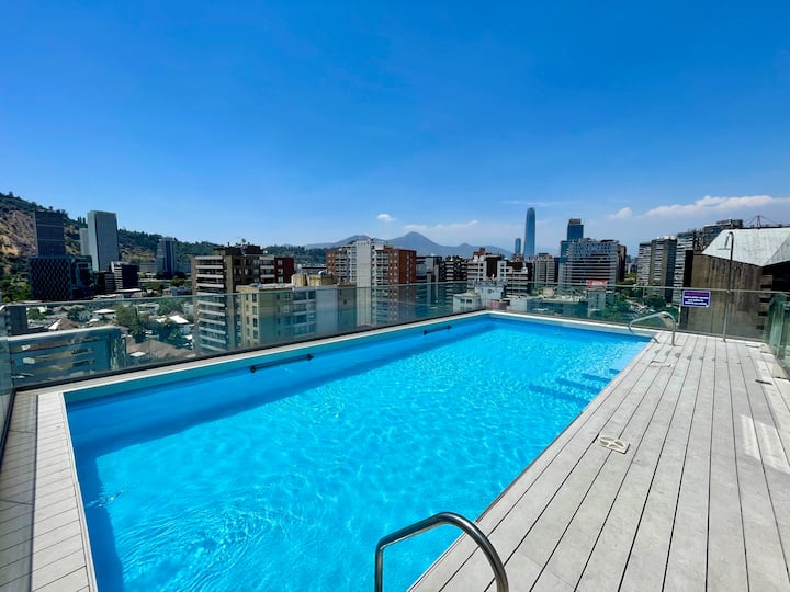 Depto. Con Balcón En Providencia Cerca Del Metro - Providencia