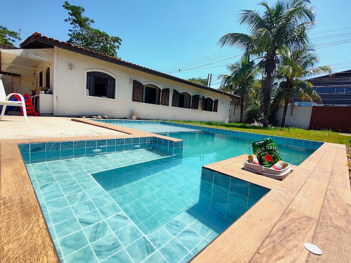 House With Pool, Beach Area And Full Leisure - Guarujá
