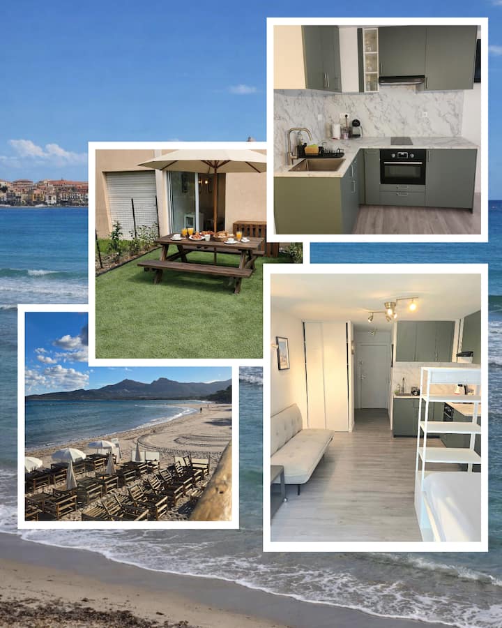 Studio Avec Extérieur à 2 Min à Pieds De La Plage - Calvi