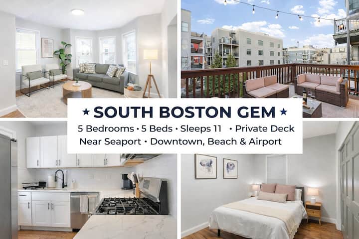 S Boston | 5bd/2ba · Sky Deck | Downtown · Airport - Downtown - Boston