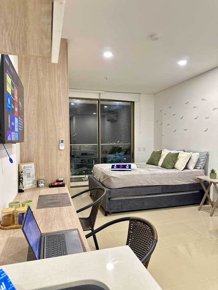 Apto Nuevo Santa Marta Cerca A Playa Con Rooftop - Santa Marta