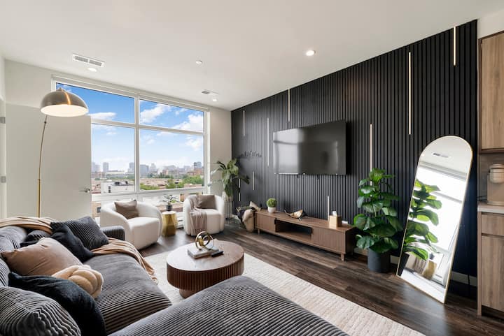 Modern 2br/2ba | Downtown Chicago, Gym & Rooftop - Chicago, IL