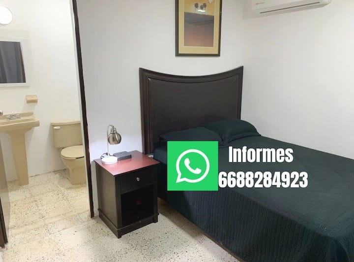 Habitación Independiente Privada, Segura Y Cómoda - Los Mochis
