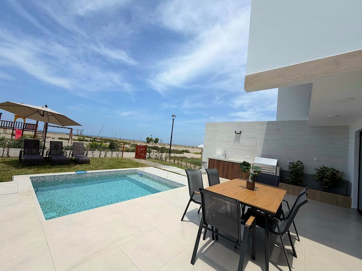 Terramar Chincha® Casa Playa Piscina Frente Al Mar - Peru