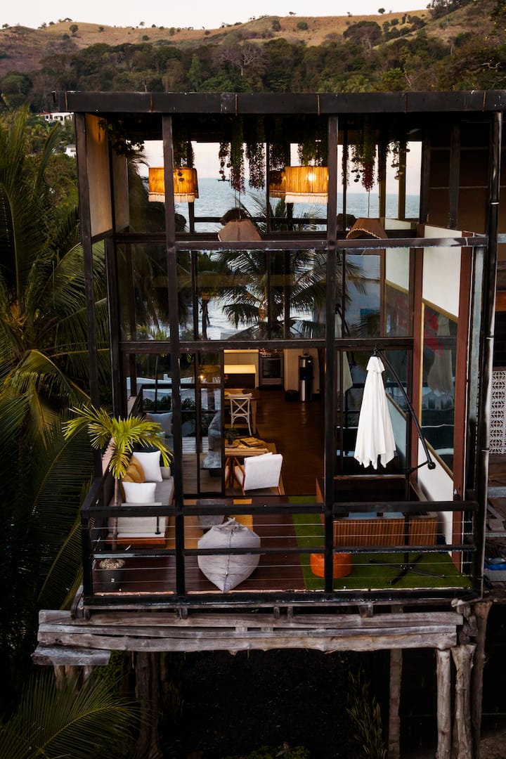 Loft Elevado Con Vista Al Océano - 10 Min El Tunco - El Salvador