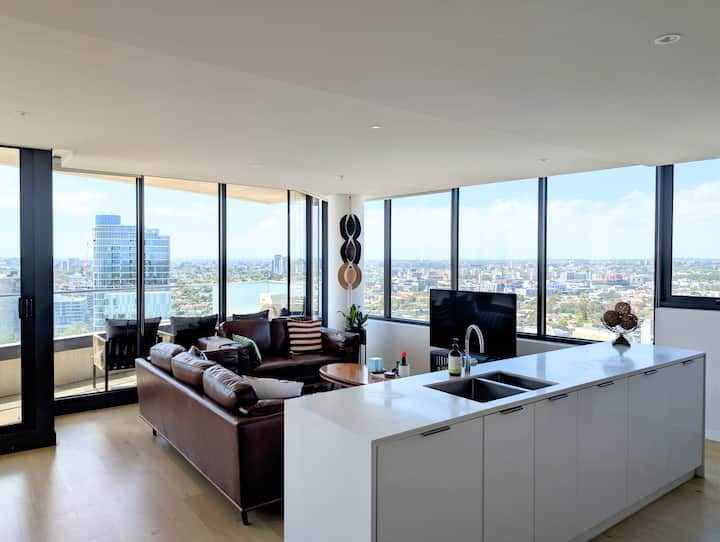 Urban Cowboy Loft W High Floor Views Near St Kilda - St Kilda