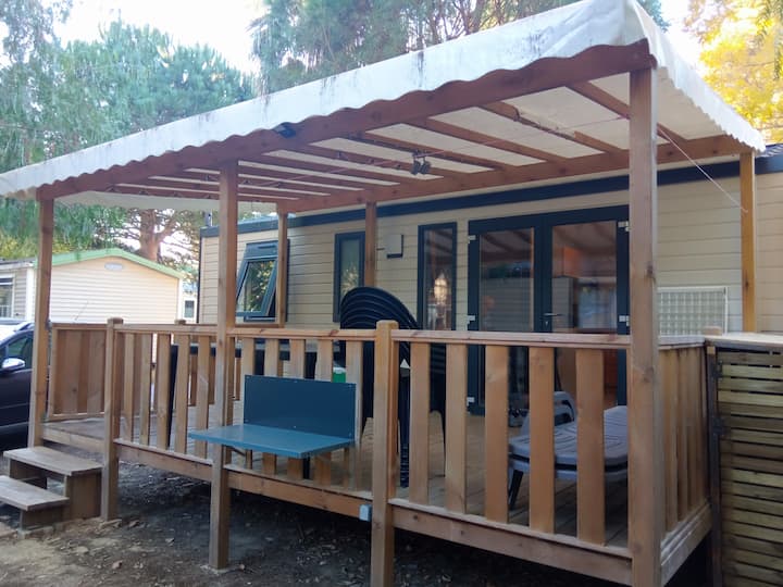 Mobil Home 3 Ch 33 M2 Terrasse Couverte 18m2. - Alénya