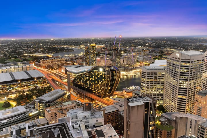 悉尼情人港市中心天空之城-绝美三居带车位+游泳池·尽览悉尼繁华美景 - Sydney