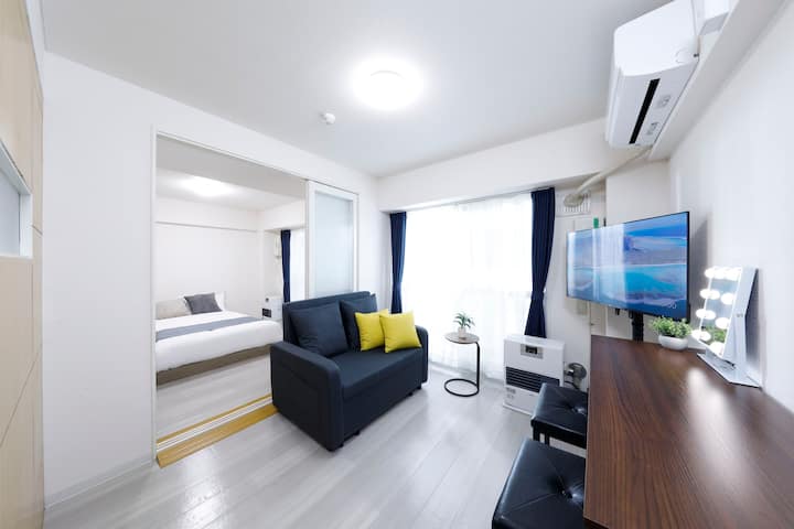 北大徒歩圏+地下鉄「北１８条駅」徒歩4分好立地+静かな環境でリラックスステイ【最大5名様】 - Hokkaido