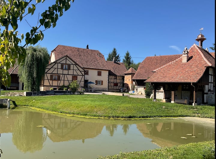Demeure 1690 - Rivière Privée - Sauna- Alsace - Canton du Jura