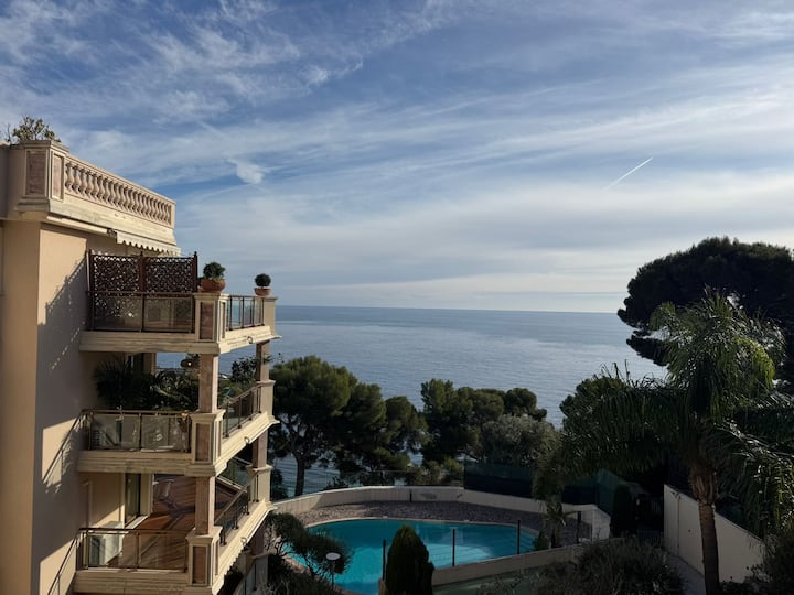 Exclusive Residence With Pool, Terrace & Seaview - Cap-d'Ail