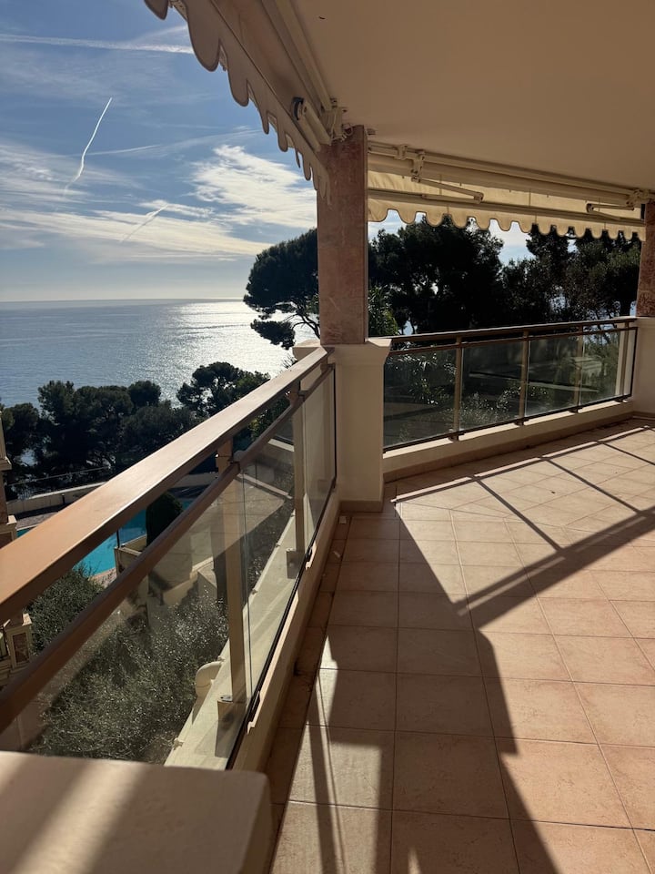 Sea View Apartment 10 Minute Walk From Monaco - Cap-d'Ail