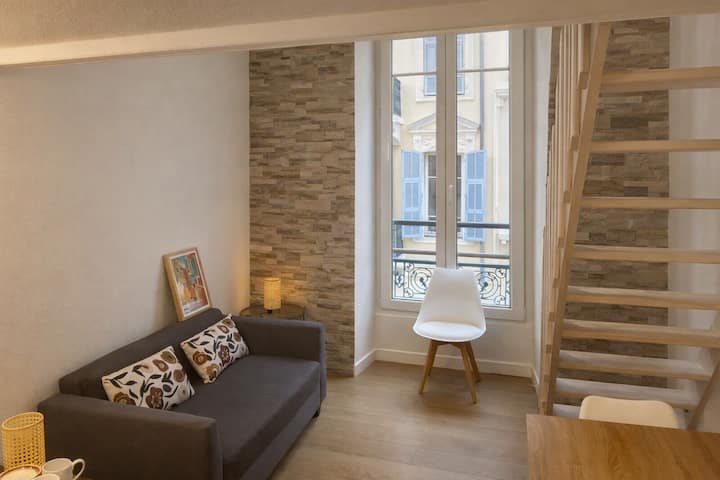 Deluxe Studio #1, Rénové, Au Cœur De La Ville, N1 - Nizza