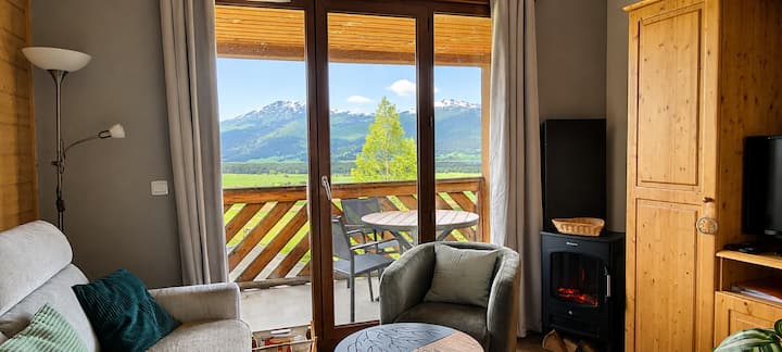 Appartement T2, Terrasse Vue Lac Et Montagne - Les Angles