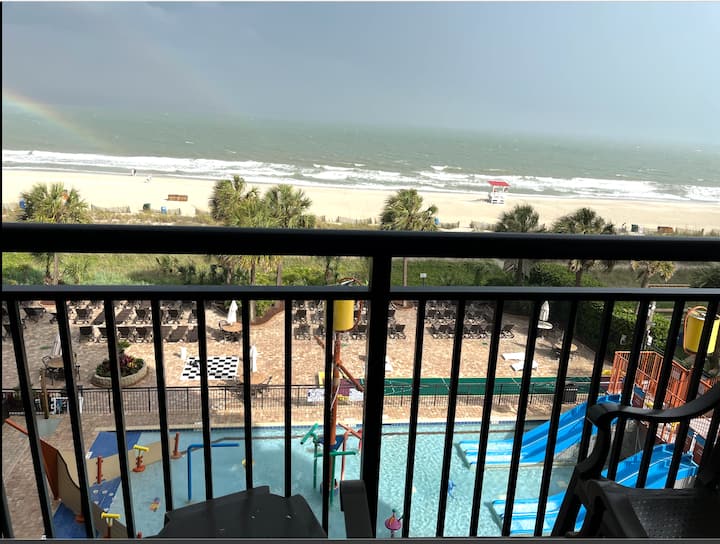 2 Bed Oceanfront Free Waterpark Kitchen - Sleeps 7 - Myrtle Beach, SC