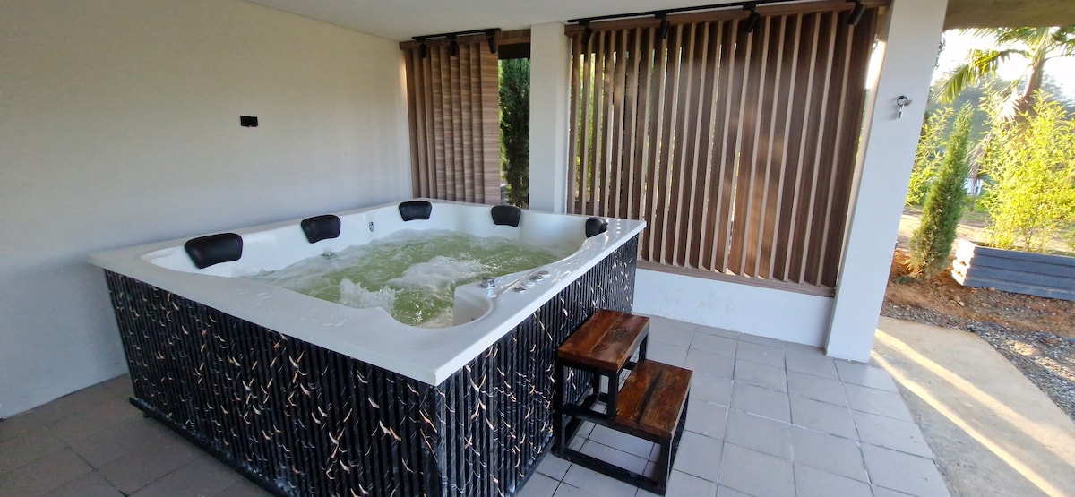 Extraordinaria cabaña Moderna con Jacuzzi y vista. - Cabañas en ...