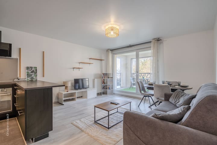 Appartement Central Et Paisible 10min Disney - 4p - Chessy