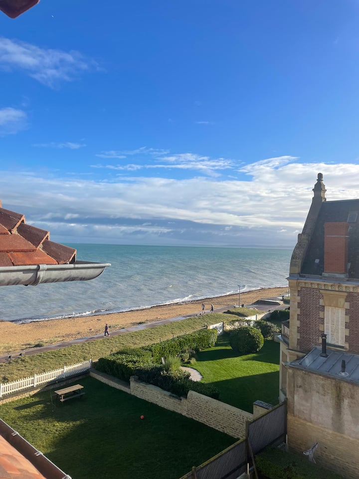 Appartement Vue Mer Et Accès Mer. - Hermanville-sur-Mer