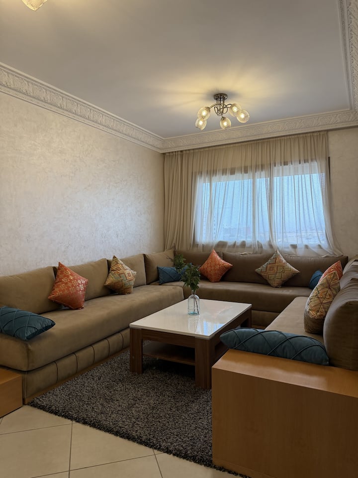 Appartement Spacieux 3 Chambres Avec Terrasse - Agadir