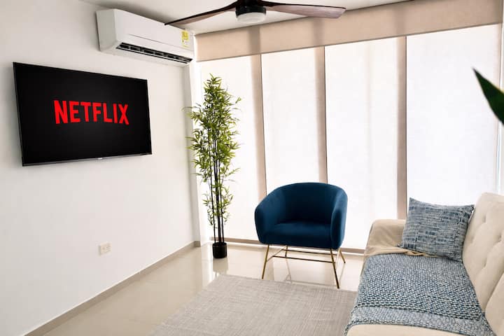 Loft Moderno Con A/c, Wifi Y Parqueadero - Barranquilla
