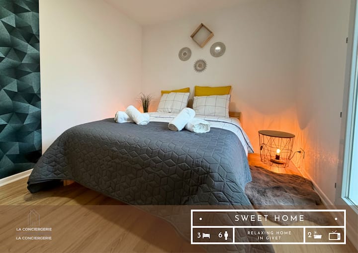 Maison Relaxante Pour 6 Personnes Proche De Givet - Philippeville