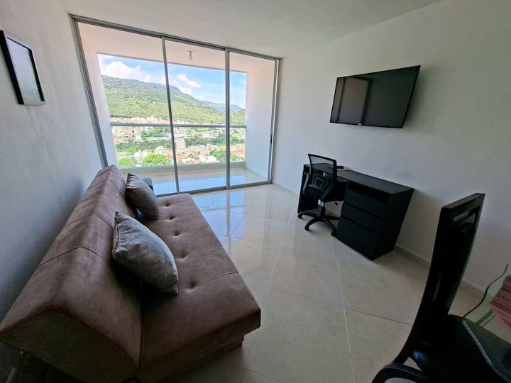 Apto En San Gil Con Piscina, Vista 360 Y Comodidad - San Gil