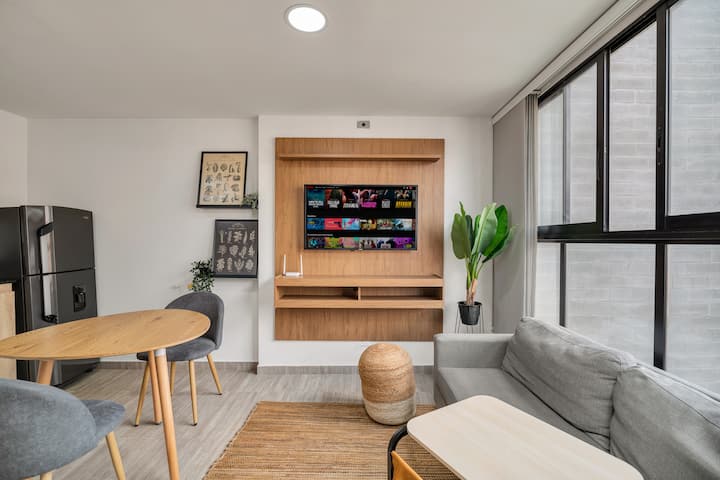 1br Apt With Ac & Great Location 701 B - Medellín