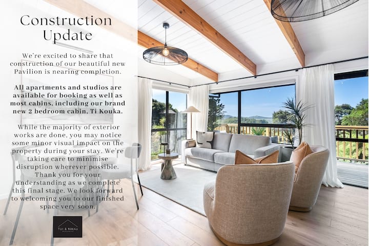 Tui & Nikau Mangawhai - Charming 2 Bedroom Cabin - Mangawhai