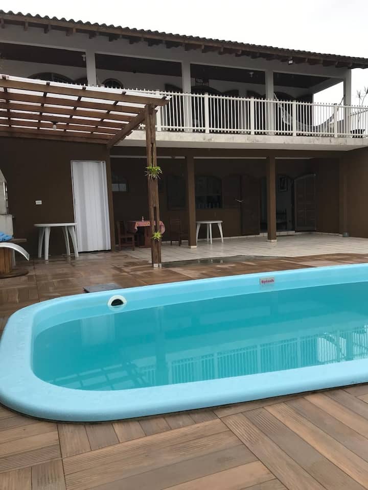 Casa Com Piscina Perto Da Praia - Paranaguá