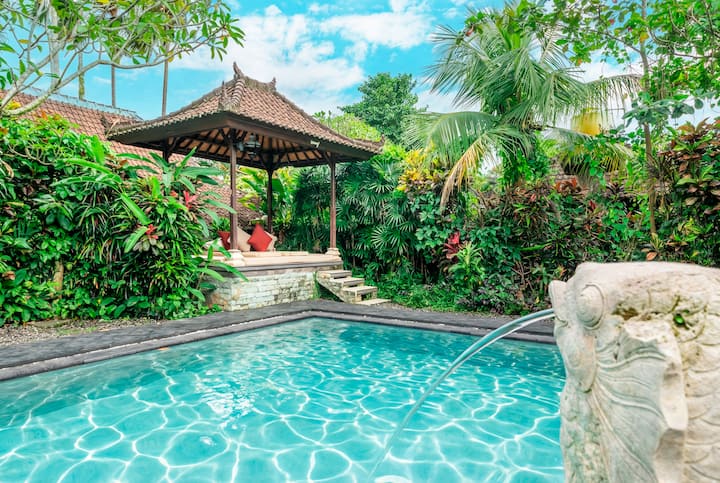 Serene 1br Ubud Stay W Pool, Patio, Balcony&garden - Ubud