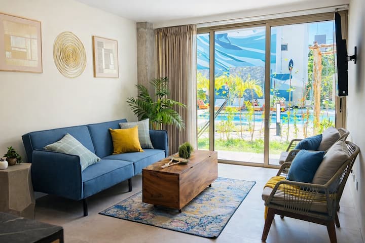 El Zonte Garden 101 | Modern 2br 2ba Steps To Surf - El Salvador