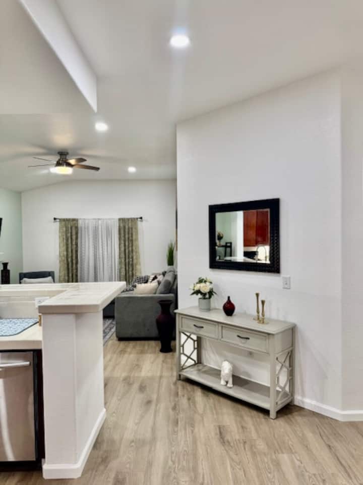 "Bright, High Ceilings For A Calm, Peaceful Stay." - Stockton, CA