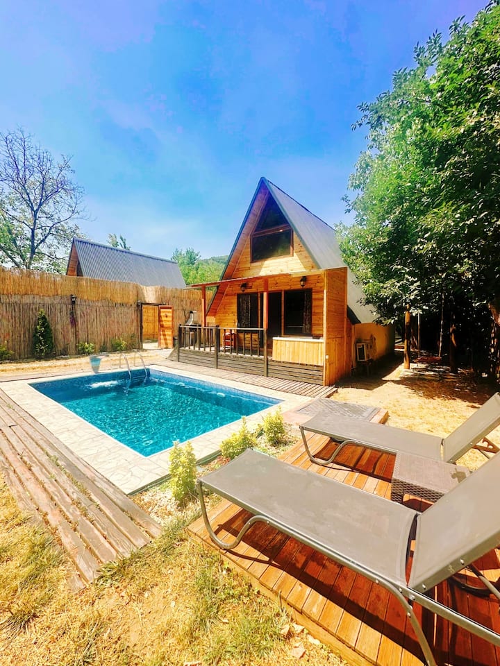 Romantik & ÖZel | Sıcak Havuzlu Bahçeli 2+1 - Sapanca