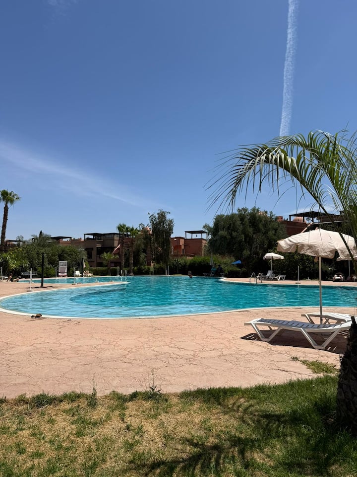 Duplex Atlas Golf Rooftop Piscine & Vue Sur Latlas - Marrakesh