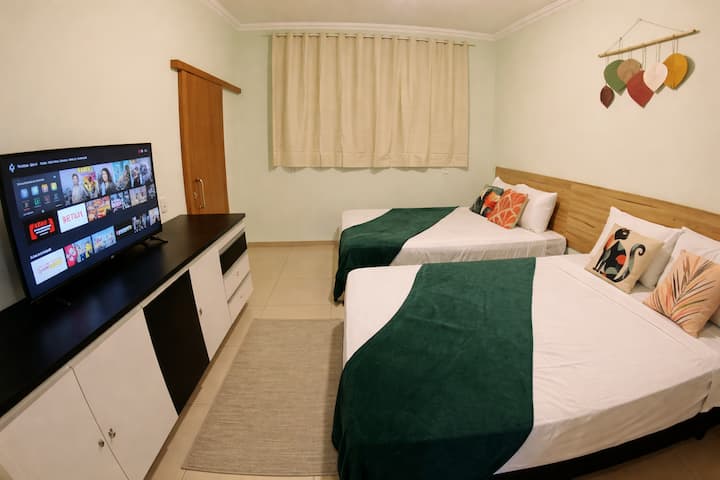 Suíte Para Até 4 Pessoas | Villa Kanindé – Tekó - Bonito