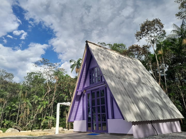 Charmosa Cabana Com Linda Vista Para A Montanha - Morretes