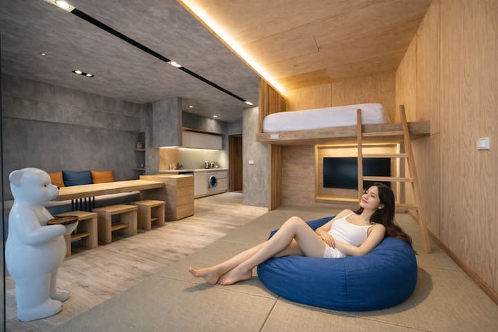 與寵物一起看海．暖湯房 (附早餐.有電動車停車位) - 터우청 진