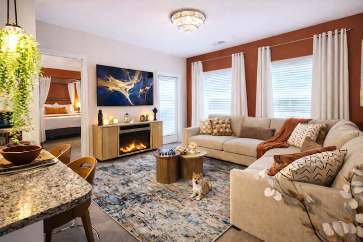 Cozy Retreat & Canopy King Bed/fireplace/pool View - Jacksonville, FL