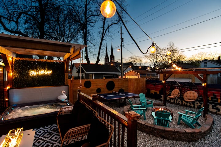 4 Min To Lucas Oil: Hot Tub, Theater, Pingpong - Indianapolis, IN