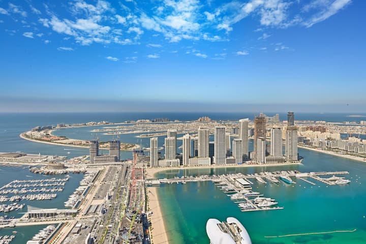 Panoramic Luxury | Full Sea, Ain Dubai & Fireworks - Dubai Marina