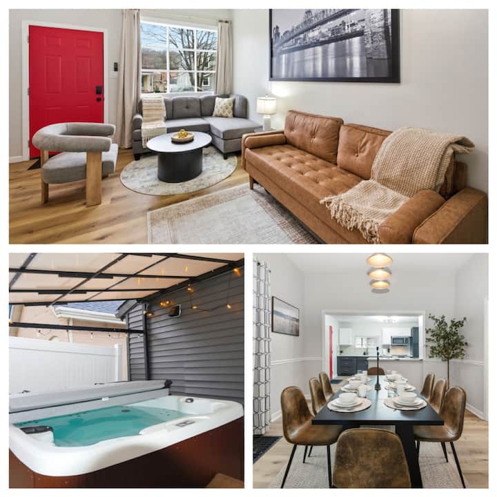 The Riverline Retreat! 8min To Dt Cincy & Hottub - Covington, KY