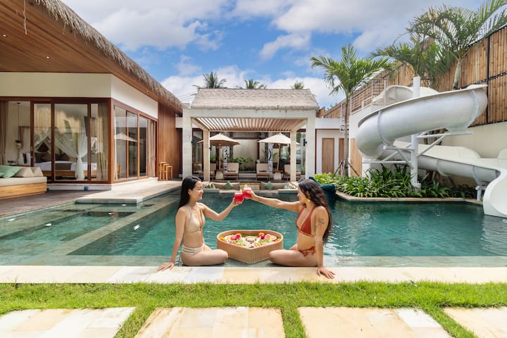Villa Kunzite 4br | Piscine & Toboggan Ubud - Indonesia