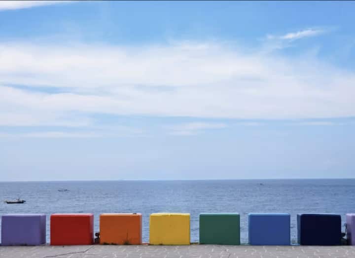 #가족여행#요트체험#스쿠버다이빙#낚시#맛집탐방#올레길#도두봉절경#이호비치#공항10분#펫가능 - Jeju