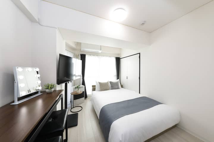 「北18条駅」徒歩4分　北海道大学そば・駅近でアクセス良好！明るく清潔な1rステイ（最大2名） - Sapporo