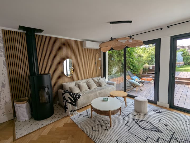 Villa Familiale Contemporaine Avec Piscine/jacuzzi - Bordeaux