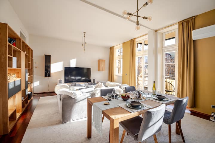 Edler Wohnraum: Design Loft 2 Br Lift A/c Garage - Leipzig